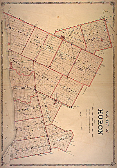 The Canadian County Atlas Digital Project - Map of Huron County